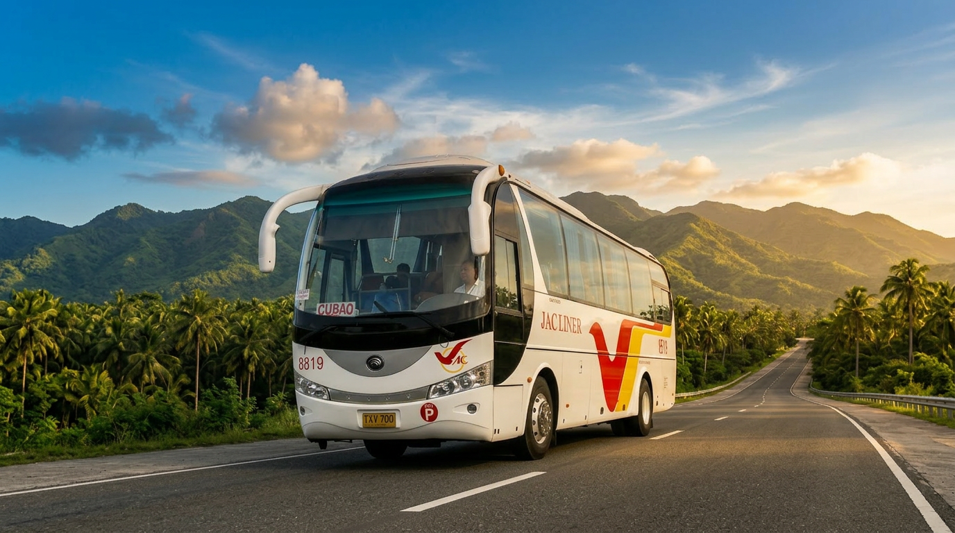 JAC Liner Bus | Contacts | Online Booking | Bus Rental